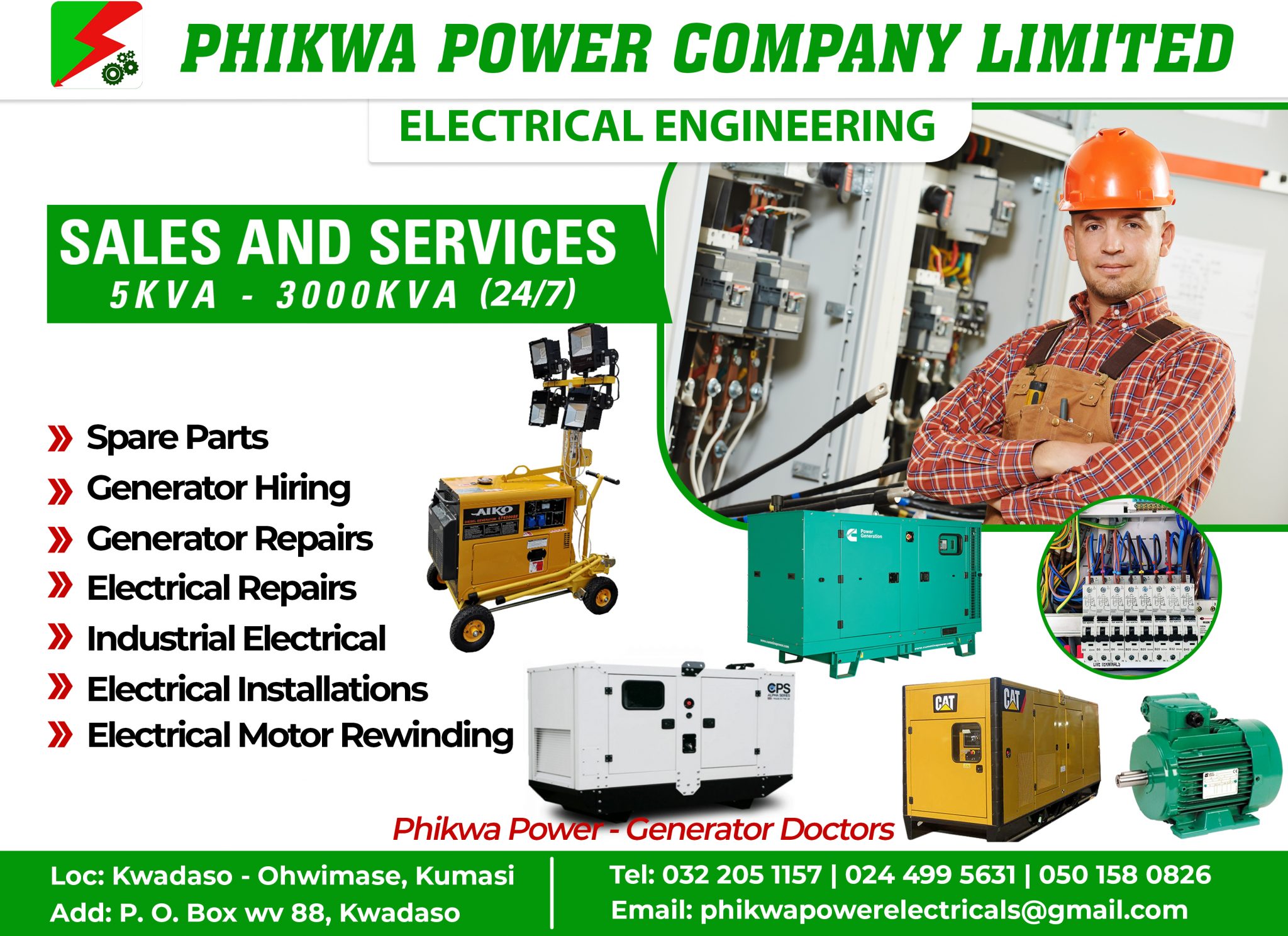 Electrical Installation – Phikwa Power Co. Ltd.